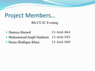 Database Project of a Corporation or Firm | PPTX