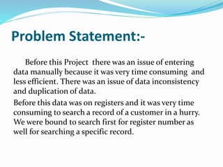 Database Project of a Corporation or Firm | PPTX