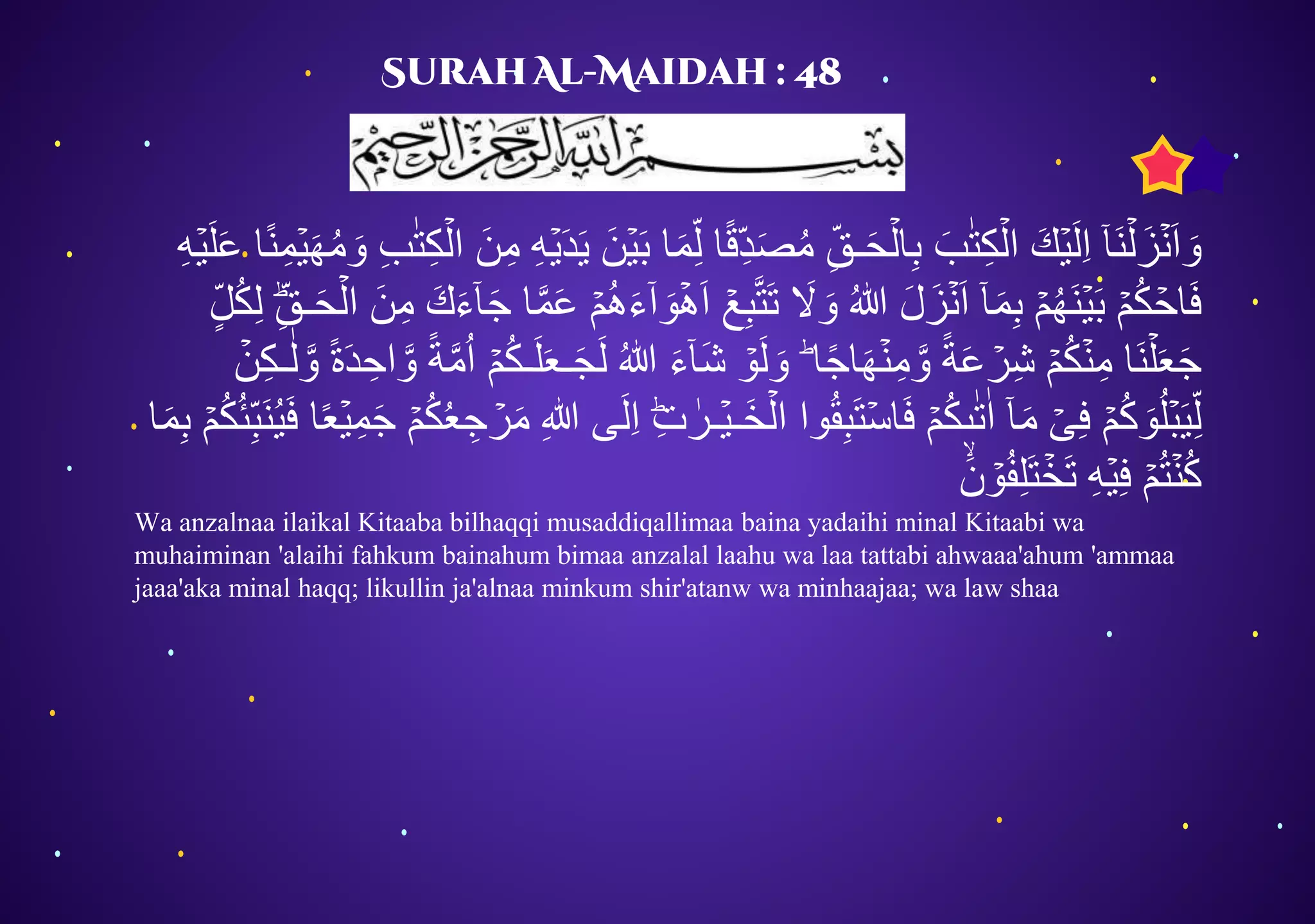 Al - Maidah 48.pptx