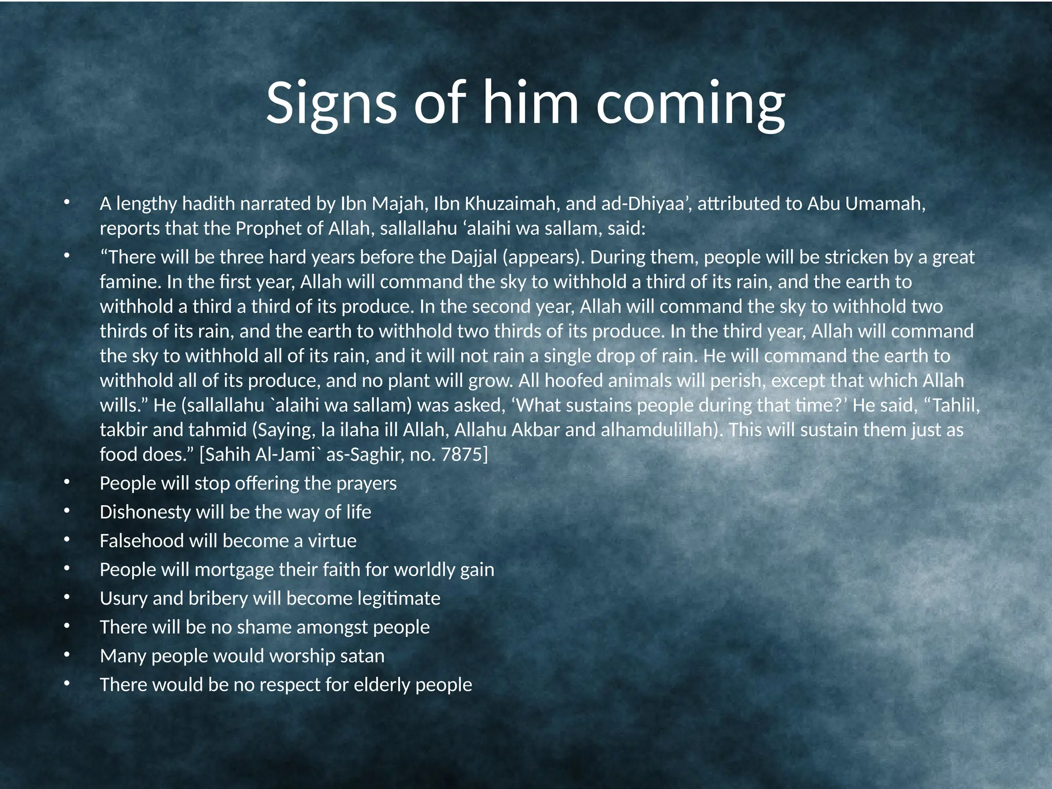 Al-Masih ad-Dajjal.pptx according to some ahadiths and verses | PPTX