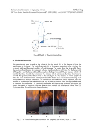 Burner rim geometry effect on flame stability | PDF