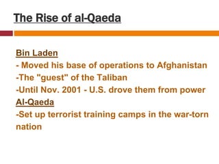 Al-Qaeda Terrorist PPT | PPTX