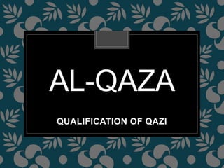 Al qaza | PPTX