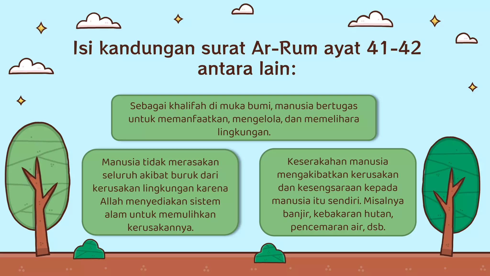 Al-Qur'an dan Hadits tentang Melestarikan Lingkungan | PPTX