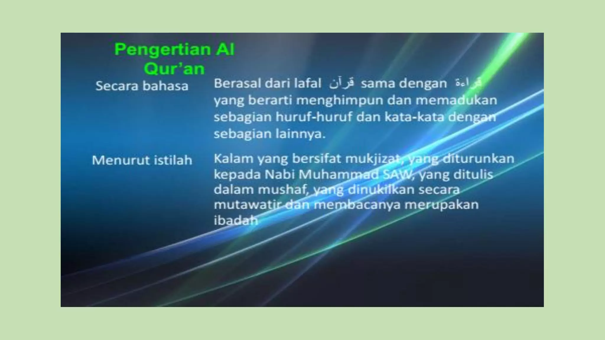 Al qur'an dan sejarahnya | PPT