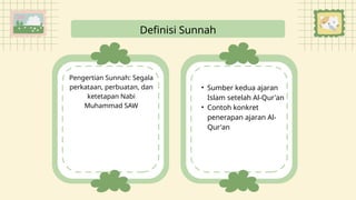 Al-Qur'an dan Sunnah sebagai Pedoman Hidup.pptx