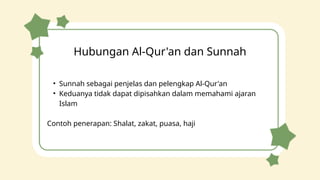Al-Qur'an dan Sunnah sebagai Pedoman Hidup.pptx
