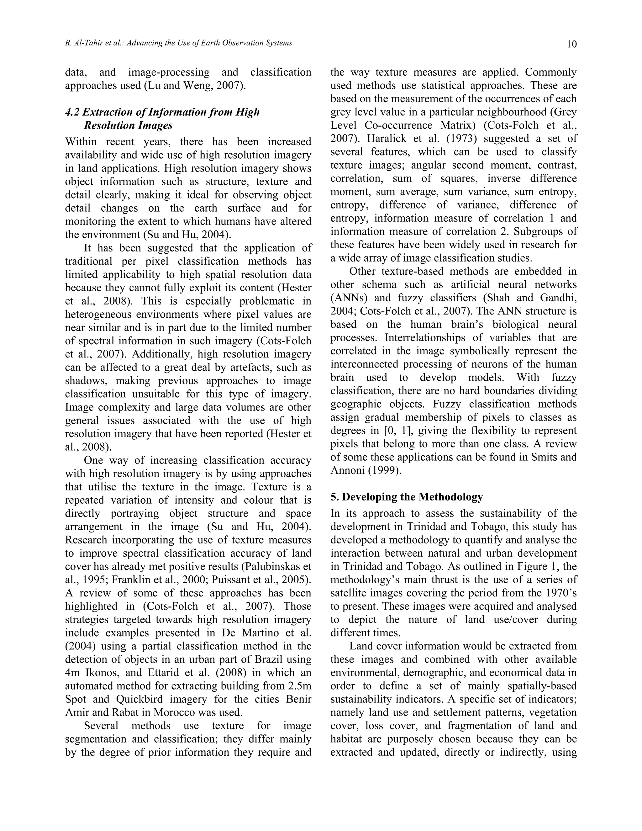 Advancing the Use of Earth Observation Systems for the Assessment of ...