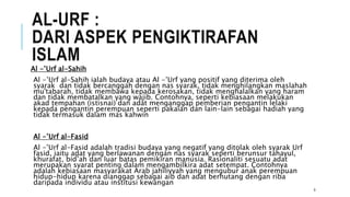 Al urf : Perbincangan dan Applikasi | PPT