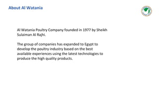 Al watania Poultry social media plan | PPTX