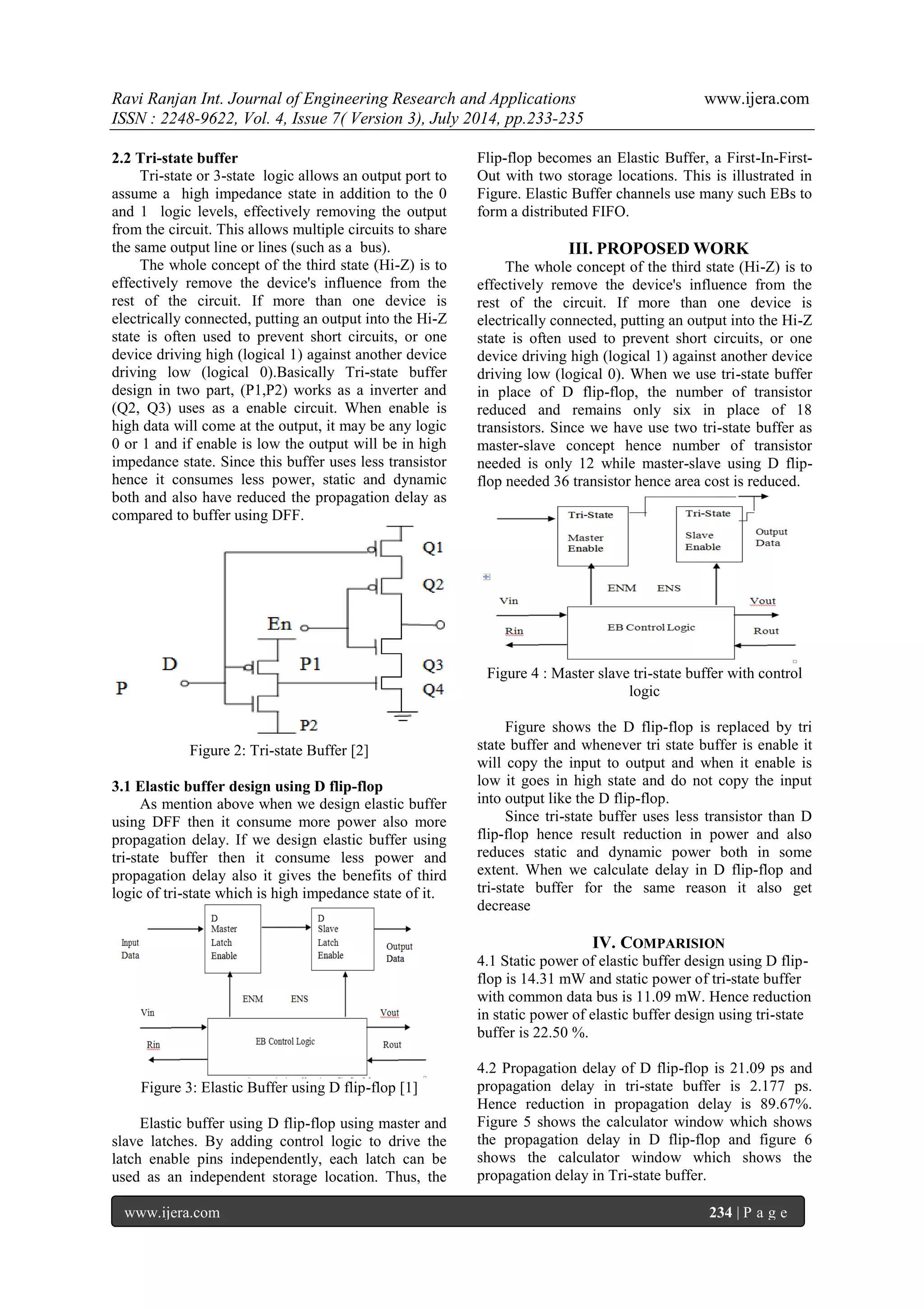Tri-State Buffer with Common Data Bus | PDF