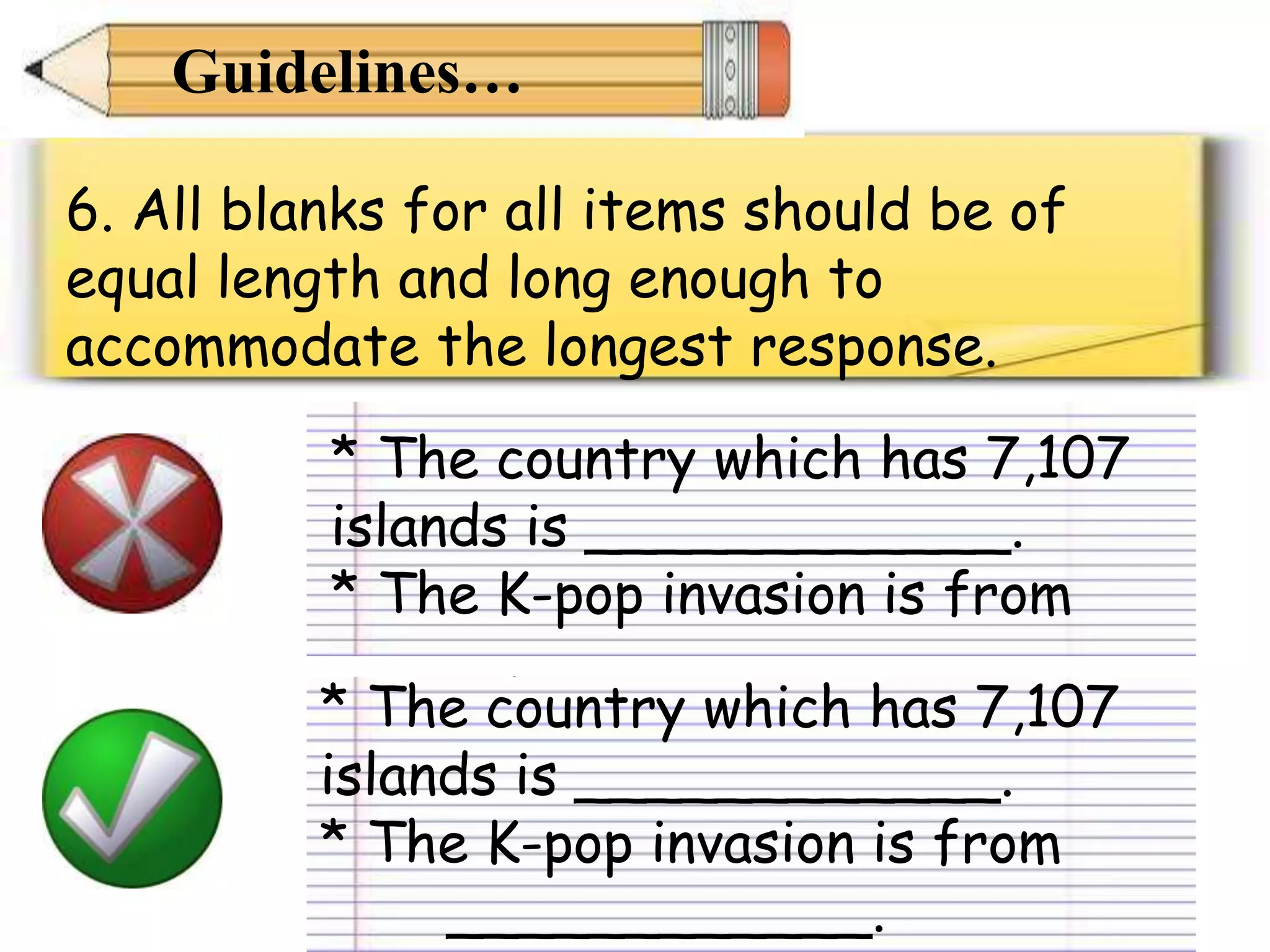 Constructing Objective Paper And Pencil Tests | PPTX