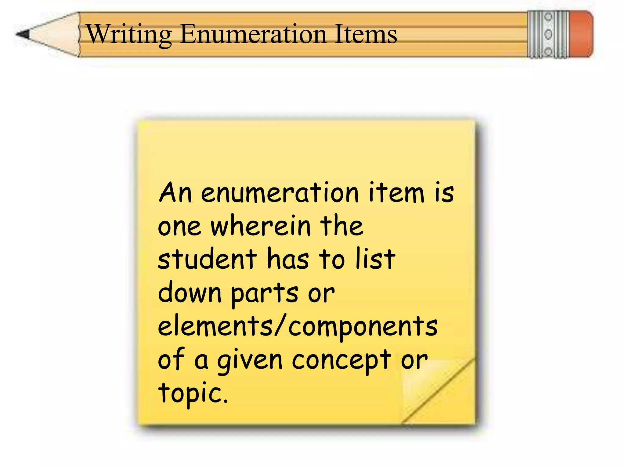 Constructing Objective Paper And Pencil Tests | PPTX