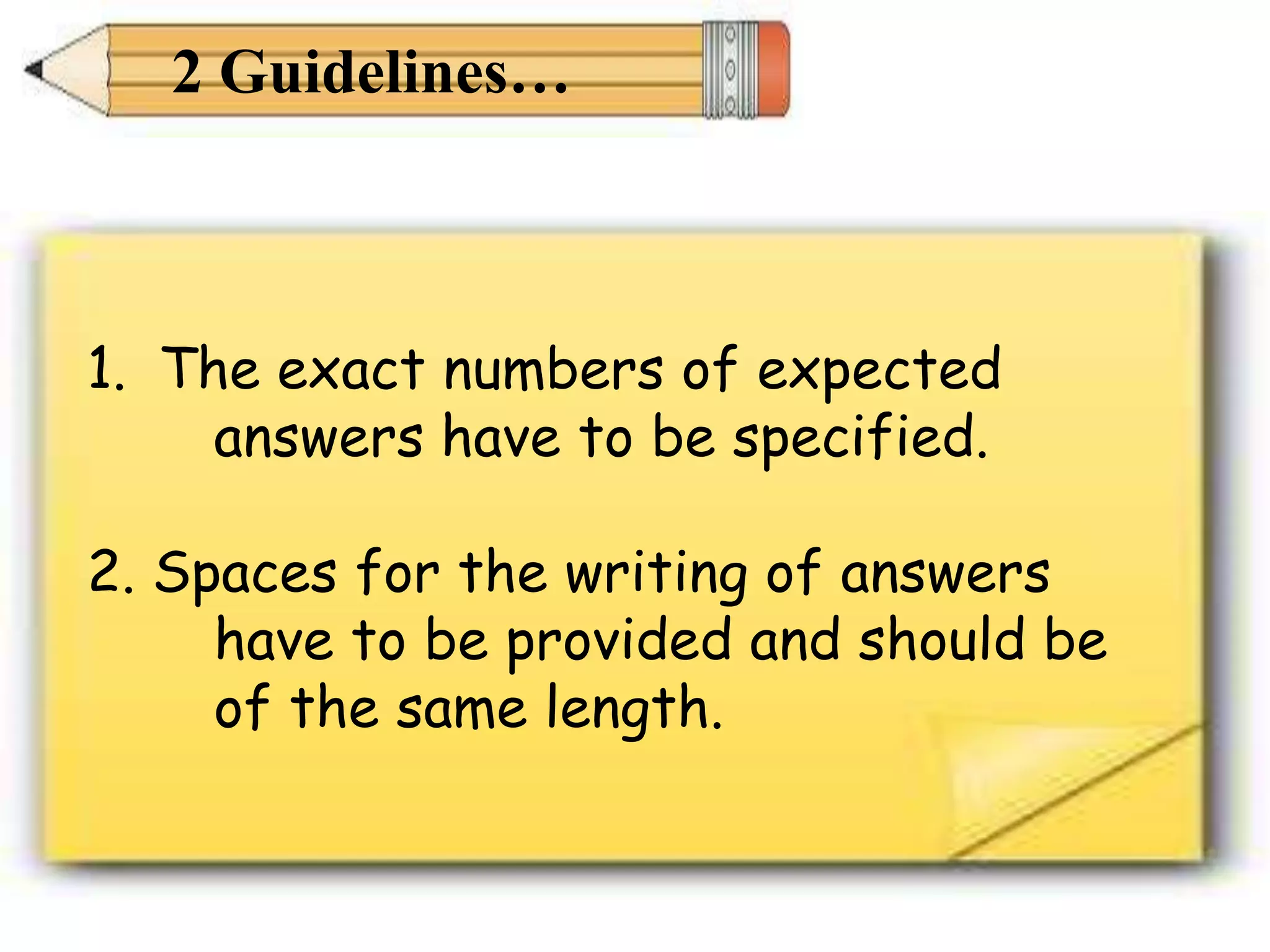 Constructing Objective Paper And Pencil Tests | PPTX