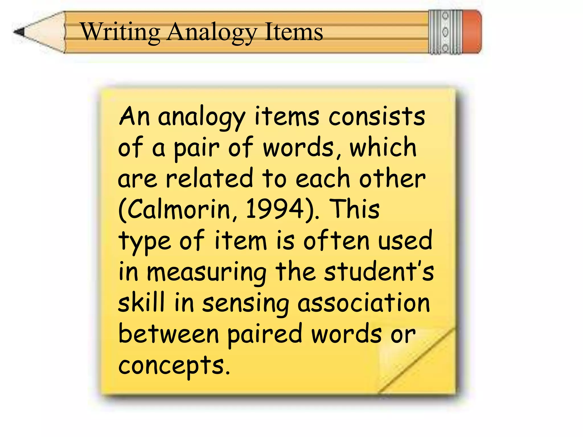 Constructing Objective Paper And Pencil Tests | PPTX