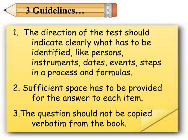 Constructing Objective Paper And Pencil Tests | PPTX | Educational ...
