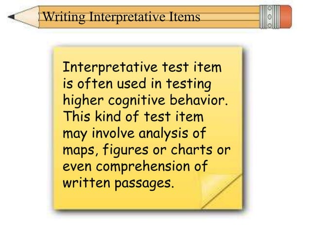 Constructing Objective Paper And Pencil Tests | PPTX | Educational ...