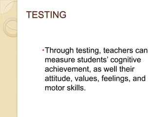 Al1 types ofclassroom assessment | PPTX