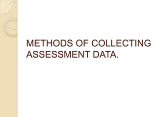 Al1 types ofclassroom assessment | PPTX