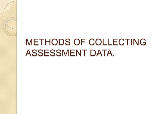 Al1 types ofclassroom assessment | PPTX