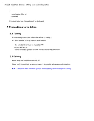 Al4 oil change | PDF