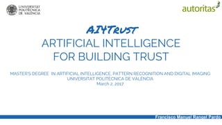 AL4Trust - Artificial Intelligence for Building Trust | PDF
