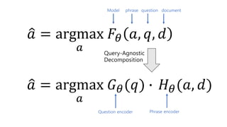 Real-Time Open-Domain Question Answering with Dense-Sparse Phrase Index | PDF