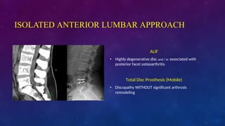Anterior Lumbar Approach & Lumbar Disc Prosthesis LEFLOT J-L | PDF