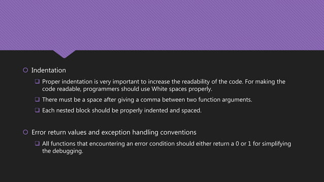 Coding standard and coding guideline | PPTX