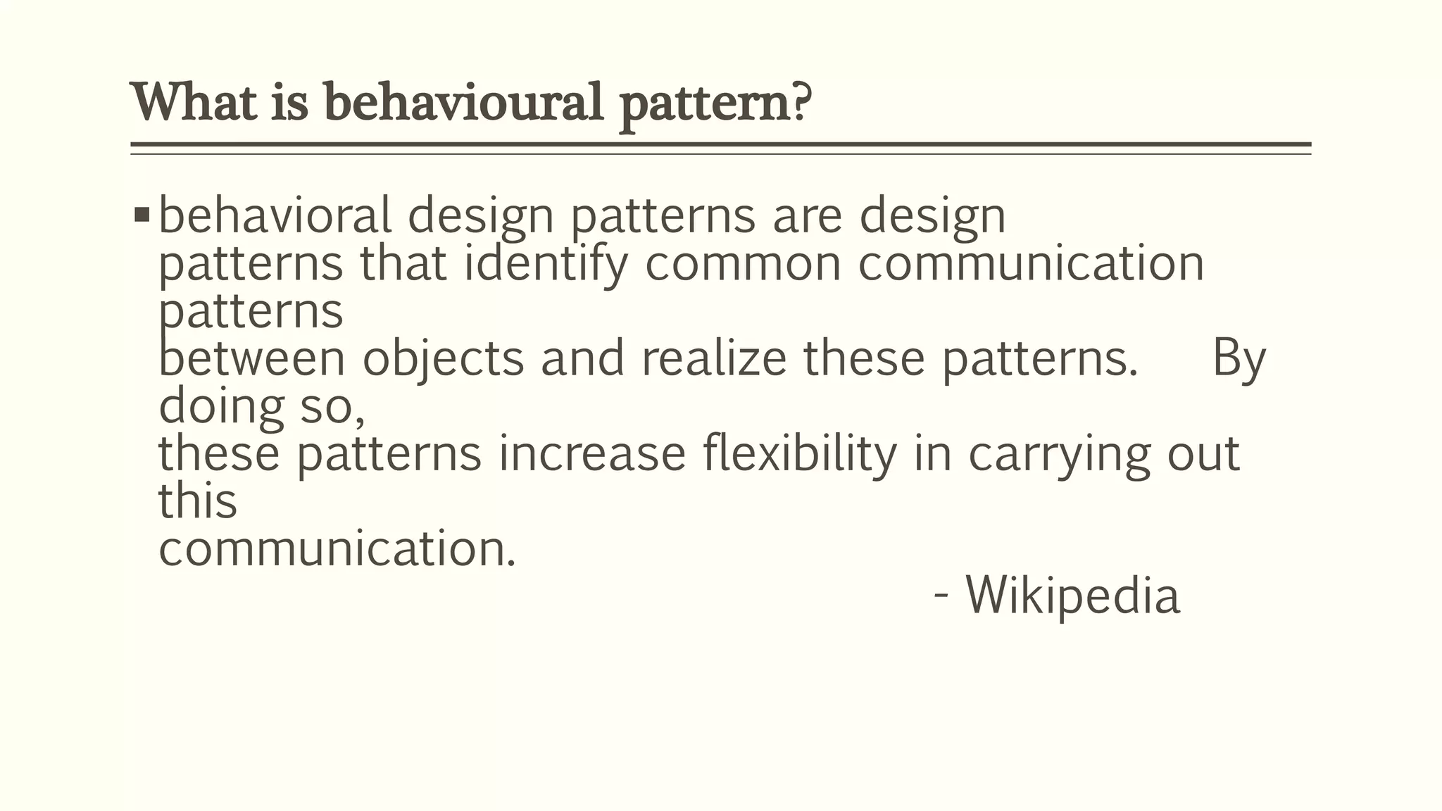 Design Pattern Template Method in Java | PPT Design Pattern Template Method in Java | PPT