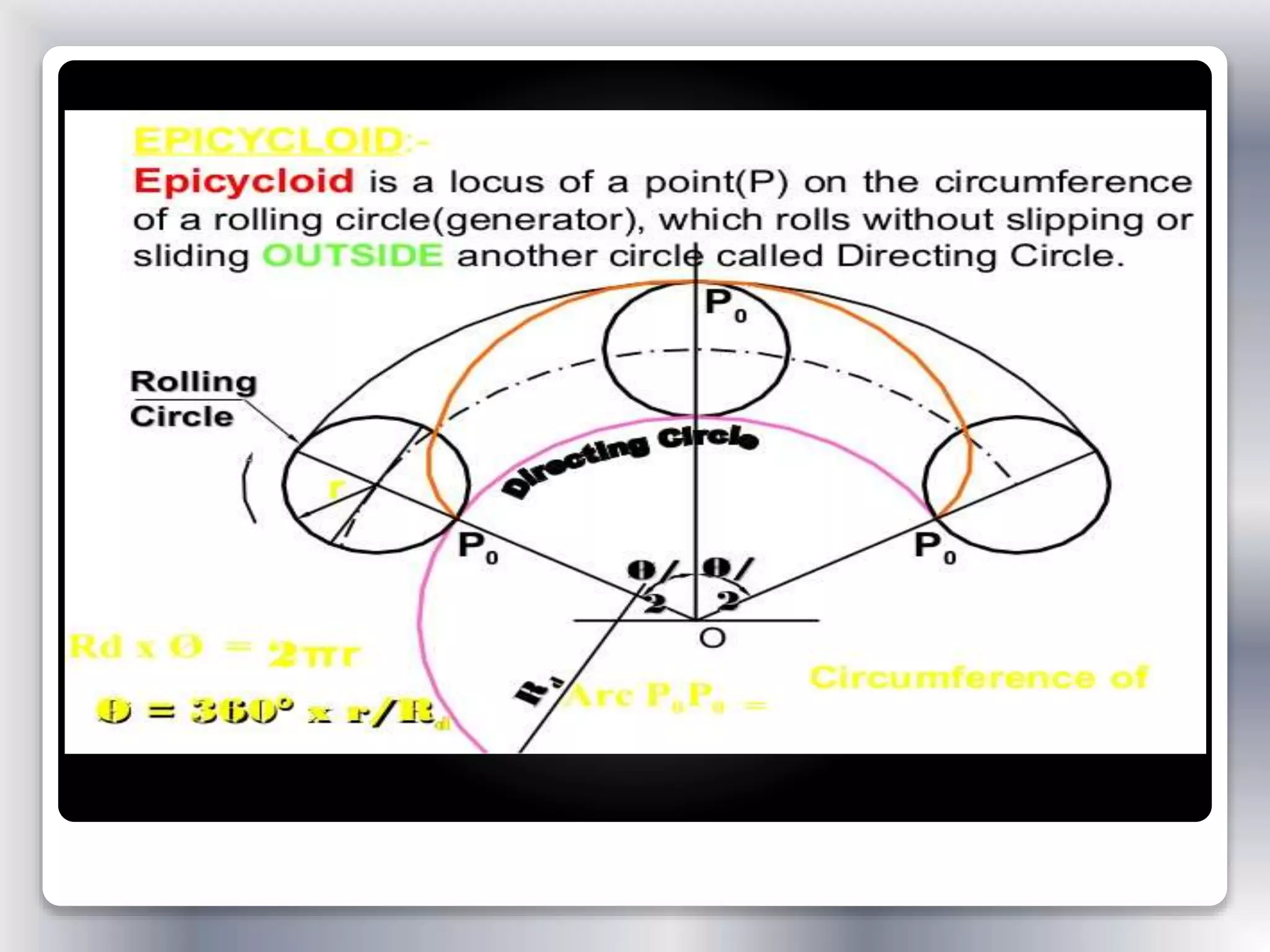 Cycloidal Curve | PPTX