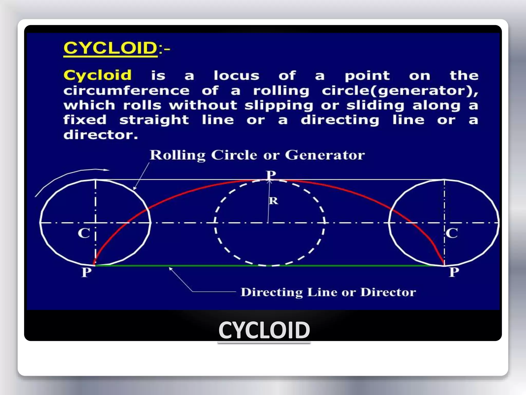 Cycloidal Curve | PPTX