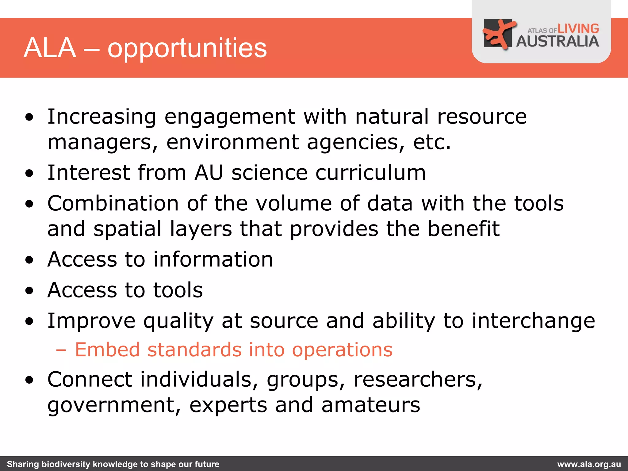 Atlas of Living Australia | PPT