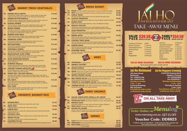 Ala karte menu | PDF