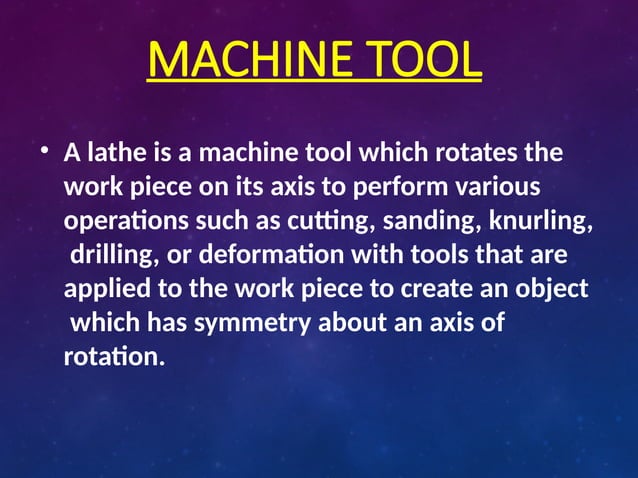 Classification of machining processes (PT) | PPT