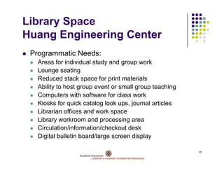 Steelcase @ Stanford Engineering Library | PPT