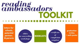 Reading Ambassadors: An Invitation to Family Literacy | PPTX