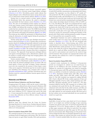 A Lab-Based Study Of Temperate Forest Termite Impacts On Two Common ...