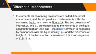 Differential Manometers History | PPTX | Chemistry | Science