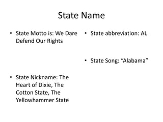 Alabama | PPTX