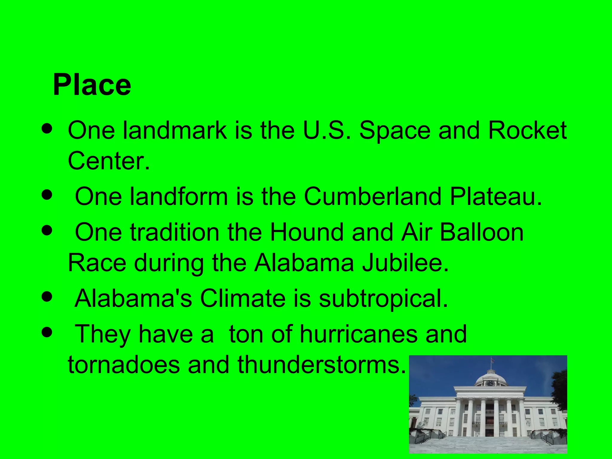 Alabama | PPT | Weather | Science