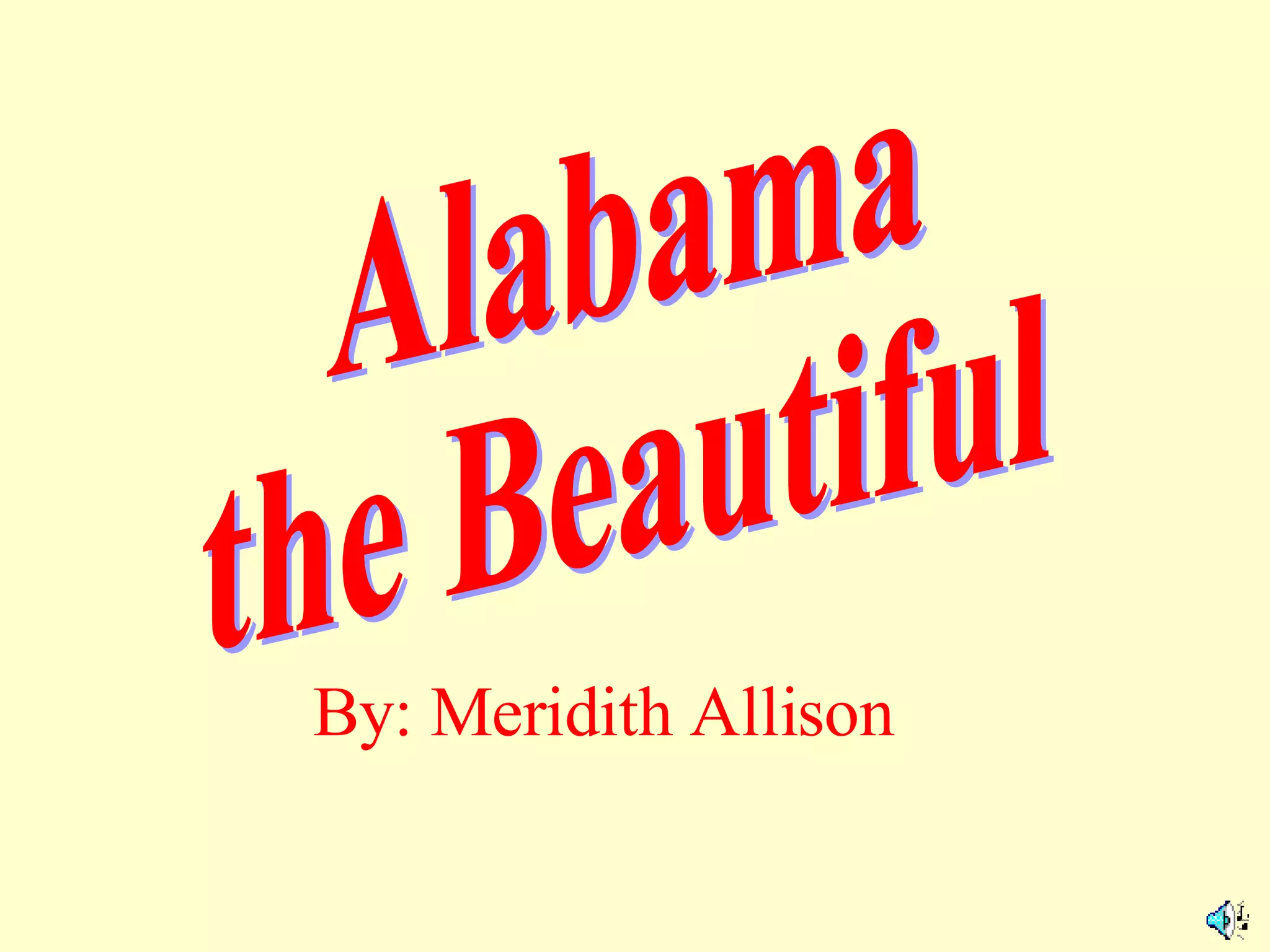 Alabama The Beautiful | PPT