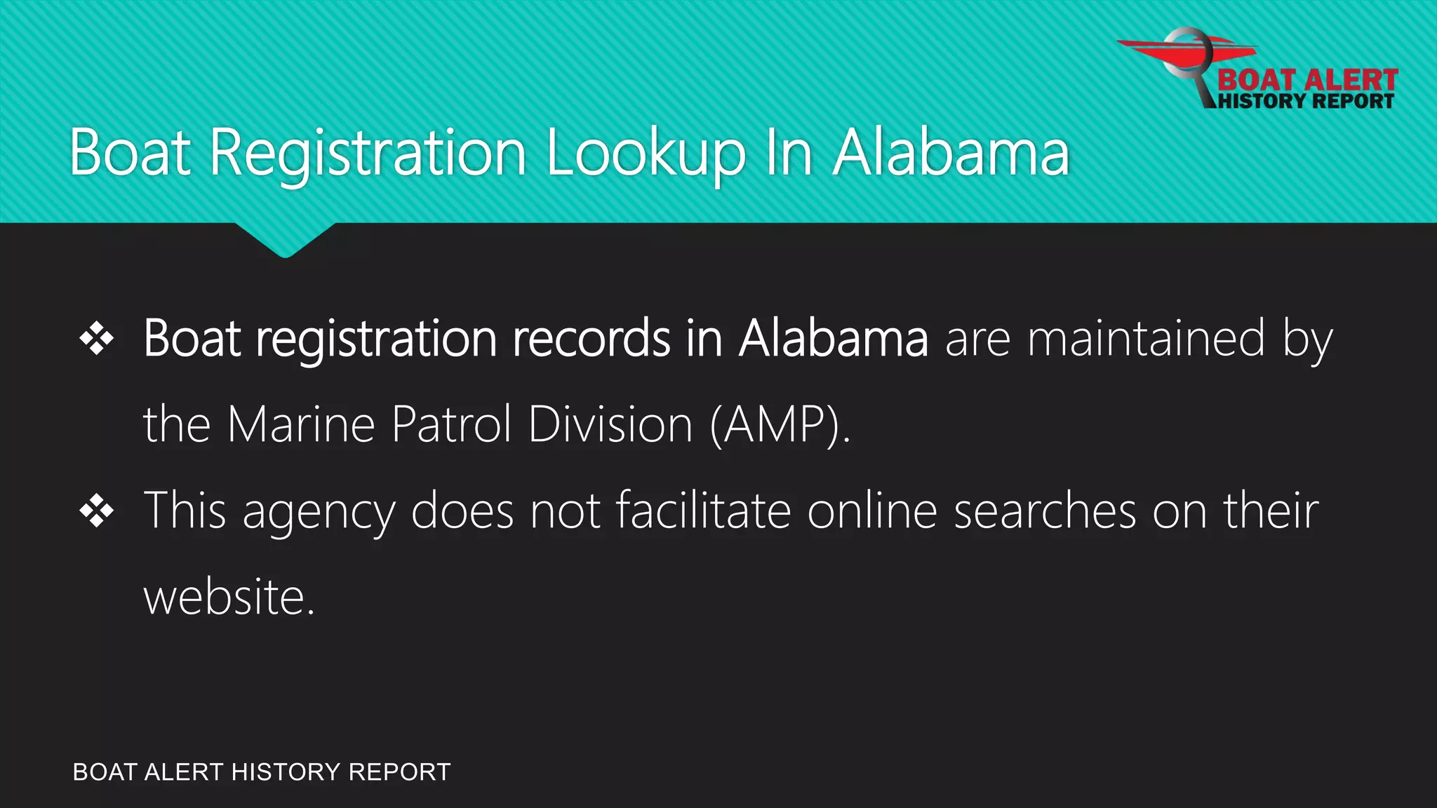 Alabama boat registration | PPT