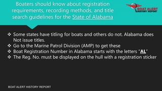 Alabama boat registration | PPT