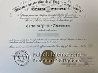 Alabama CPA certificate | PPT