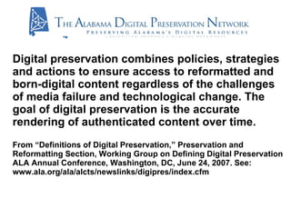 NAAL Statewide Digitization Program | PPT