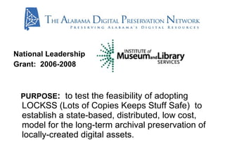 NAAL Statewide Digitization Program | PPT