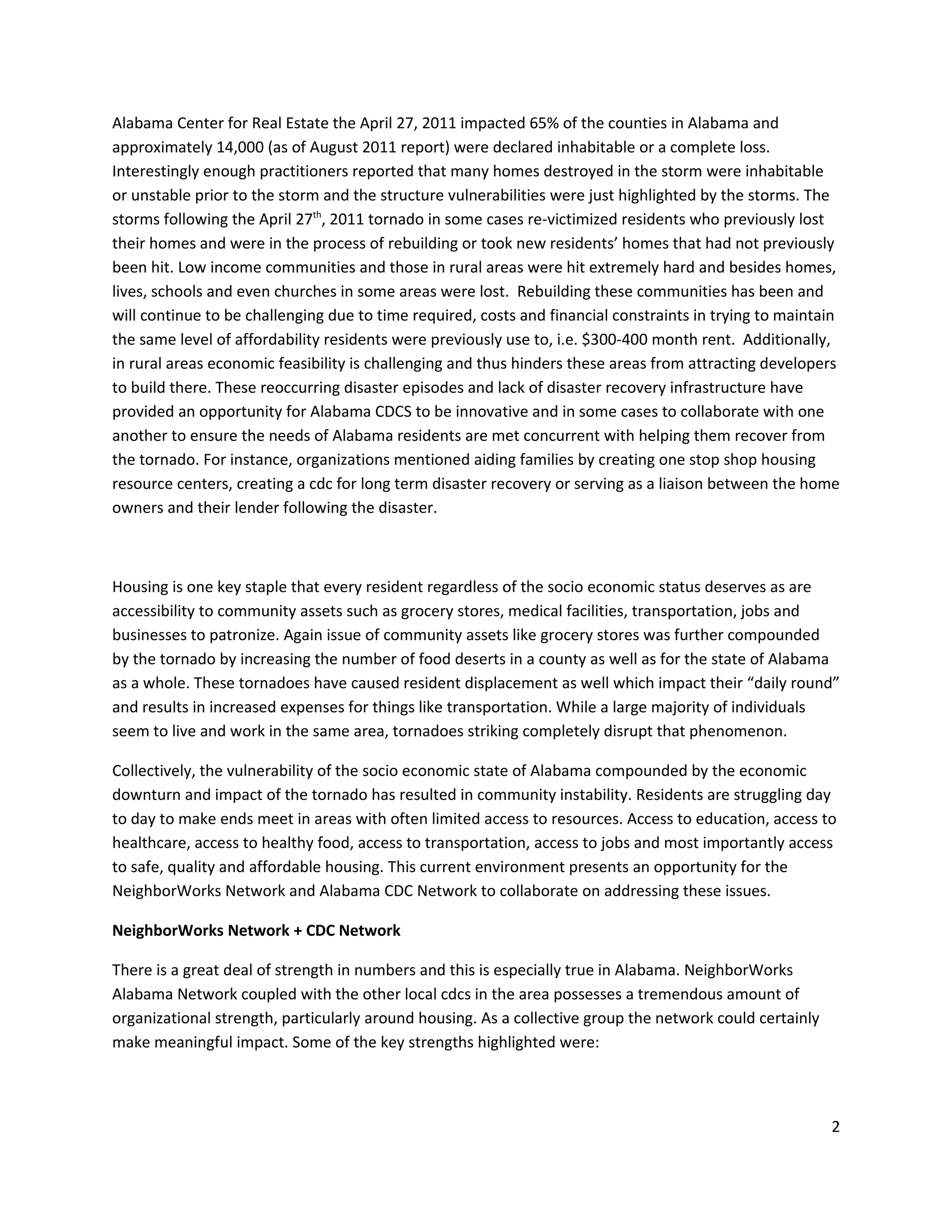 Alabama statewide discussion topline report 5.3.12