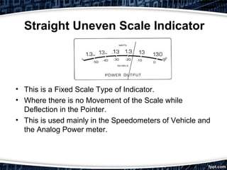 DIGITAL AND ANALOG INDICATORS | PPT