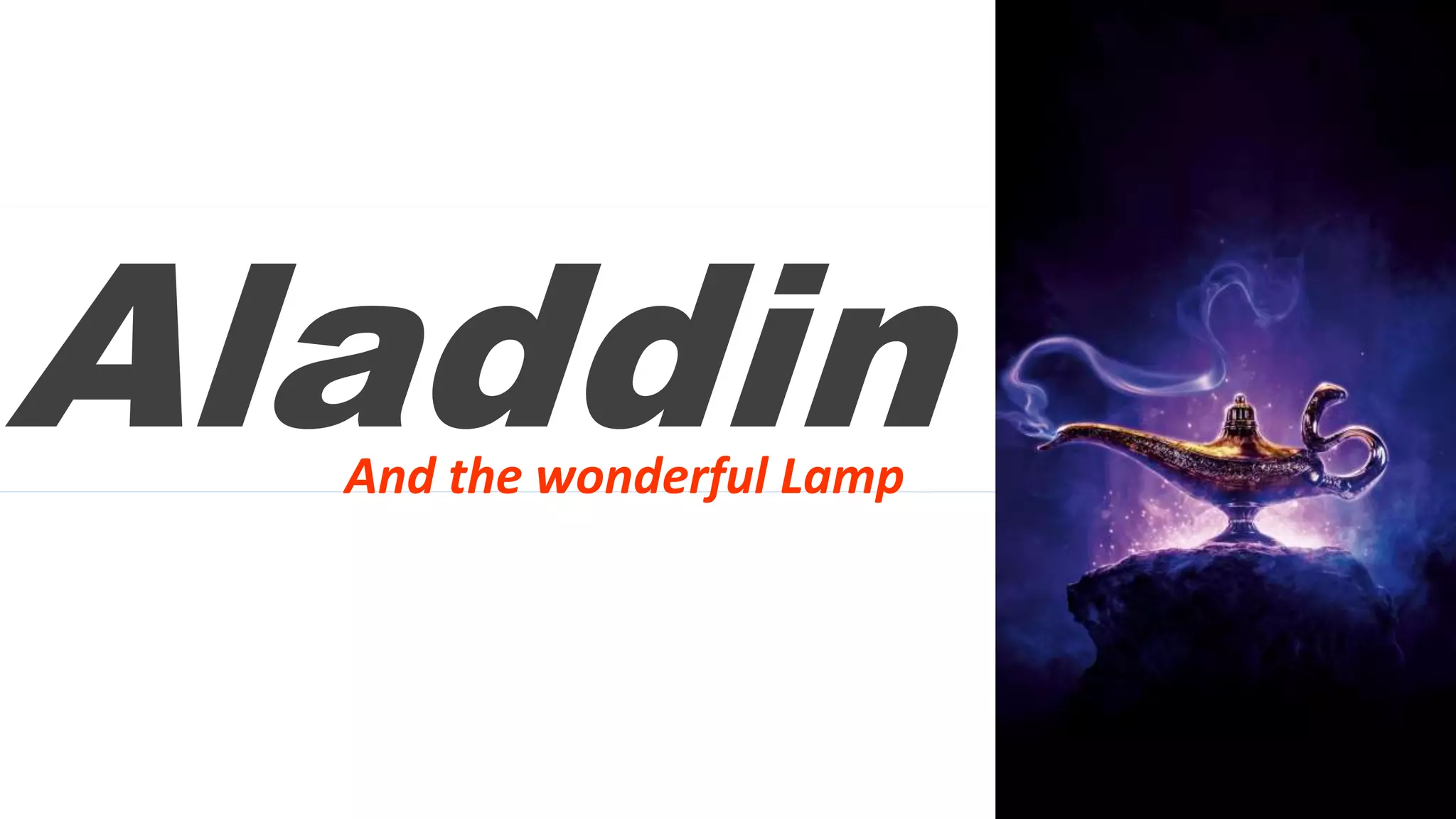 Aladdin and the Wonderful Lamp | PPTX
